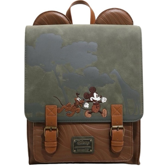 Loungefly | Bags | Loungefly Disney Mickey Mouse Safari Mini Backpack ...